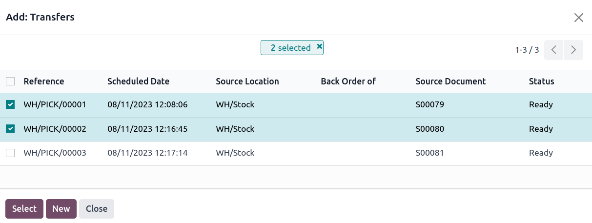 Batch picking — Odoo 17.0 documentation